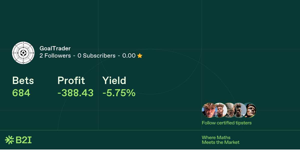 GoalTrader - Free Tipster | Bet2Invest