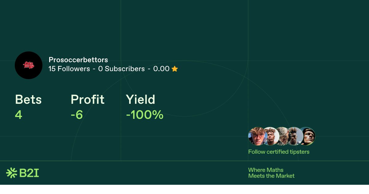 Prosoccerbettors - Free Tipster | Bet2Invest